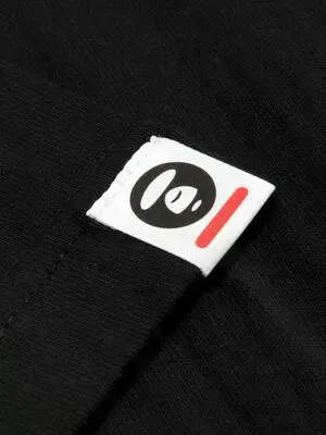 AAPE BY *A BATHING APE Aapenow Moonface Logo-patch T-shirt