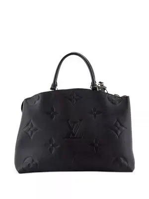 LOUIS VUITTON Monogram Empreinte Giant Grand Palais Shoulder Bag - Black