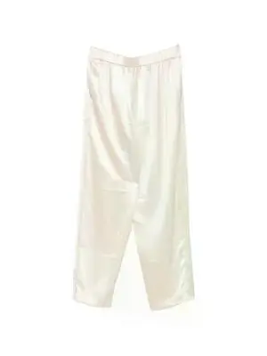 Simkhai Satin-finish Pleated Trousers