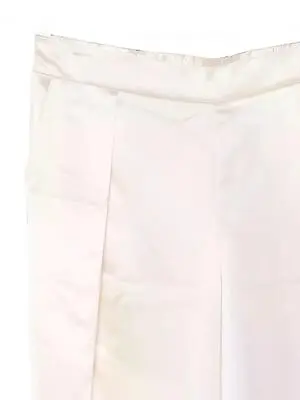 Simkhai Satin-finish Pleated Trousers