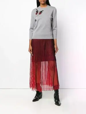 Alexander McQueen Embellished Butterfly Jumper