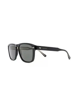 Gucci Square-frame Tinted Sunglasses - Black