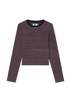 Izzue Striped Long-sleeve T-shirt - Blue