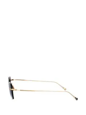 Matsuda Rimless Rectangle-frame Sunglasses