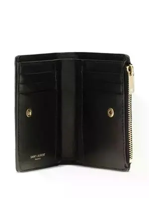 Saint Laurent Niki Bi-fold Wallet In Vintage Leather