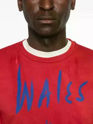 WALES BONNER Logo-print Crew-neck T-shirt