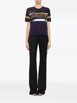 Kenzo Logo-embroidered Striped Sweater