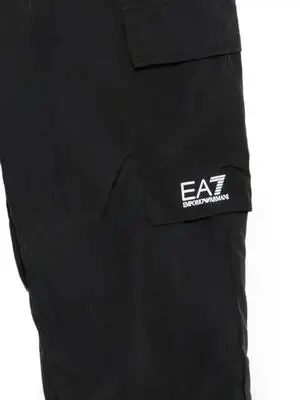 EA7 Logo Print Cargo Trousers