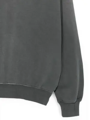 6397 Faded-effect Crew Neck Sweashirt