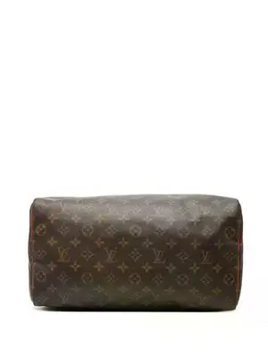 LOUIS VUITTON 2001 Monogram Speedy 35 Boston Bag