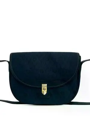 Dior 20th Century Honeycomb Canvas Crossbody Bag - Blue