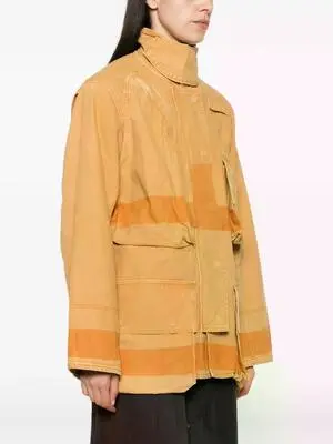 6397 Panelled High-neck Coat