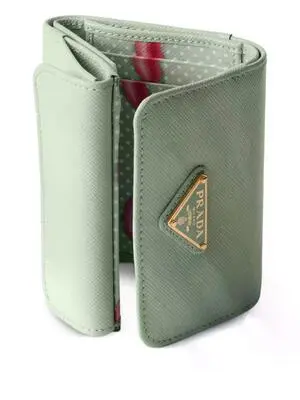 Prada Triangle-logo Leather Wallet