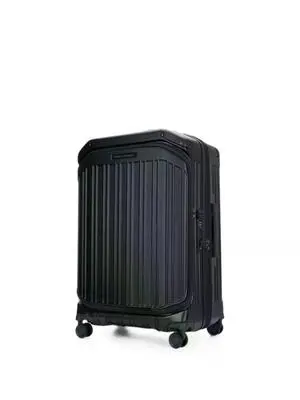 PIQUADRO Ribbed Four-wheel Suitcase - Black