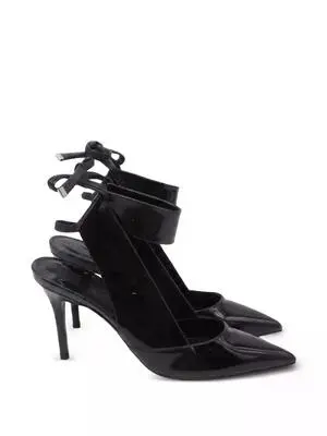 FERRAGAMO Ankle-strap Pvc Pumps - Black
