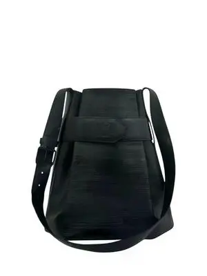 LOUIS VUITTON 1996 Epi Sac D Epaule Pm Bucket Bag - Black