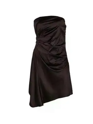 Staud Adriana Draped Mini Dress