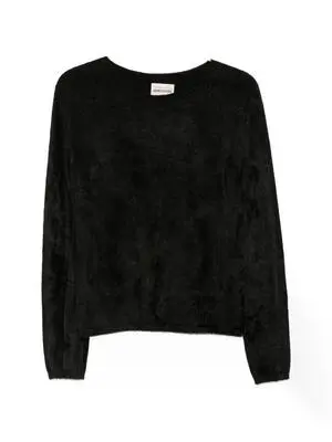 SEMICOUTURE Fine-knit Long-sleeve Jumper - Black