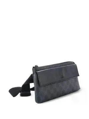 Gucci Gg Coated Canvas Belt Bag - Black