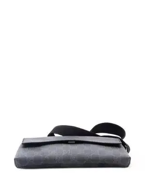 Gucci Gg Coated Canvas Belt Bag - Black