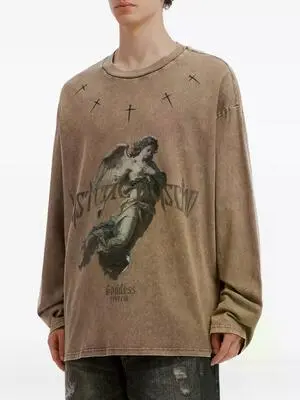 FIVE CM Graphic-print Long-sleeve T-shirt