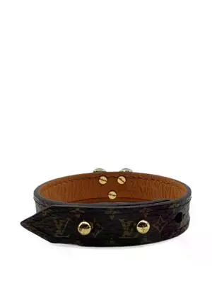 LOUIS VUITTON Essential V Monogram Bracelet - Brown