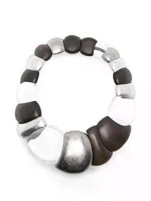 MONIES Oria Wood-beaded Necklace