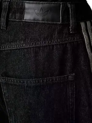 Adidas High-rise Barrel-leg Denim Pants