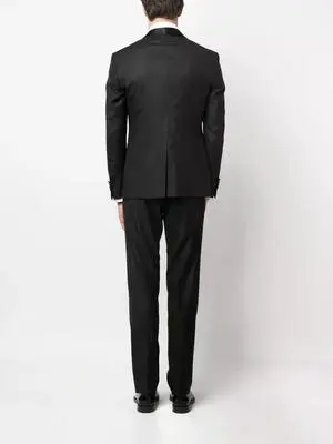 Tagliatore Satin-lapel Three-piece Suit