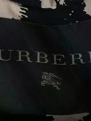 Burberry Splatter-print Long-sleeve Dress
