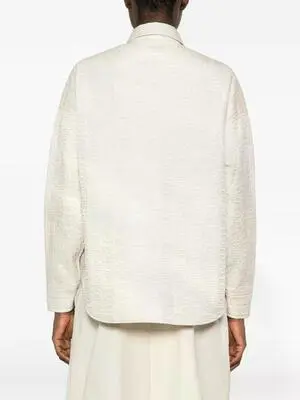 Moncler Quilted Shirt Jacket - Neutrals