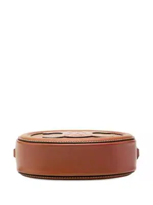 Celine 2022 Small Calfskin Cuir Triomphe Oval Crossbody Bag - Brown