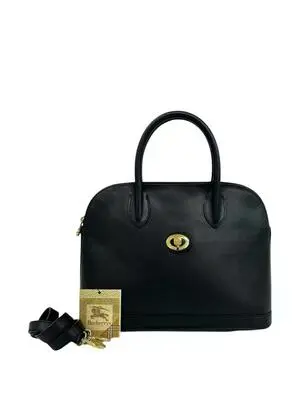 Burberry 20th Century Leather Satchel
