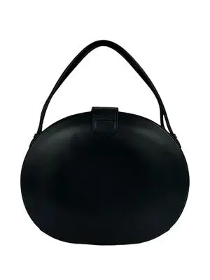 Loewe 20th Century Leather Anagram Round Handbag