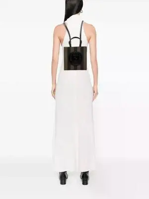 Fendi 20th Century Mini Pequin Coated Canvas Convertible Backpack
