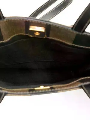 Fendi 20th Century Mini Pequin Coated Canvas Convertible Backpack