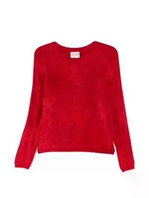 SEMICOUTURE Brushed Long-sleeve Knit - Red