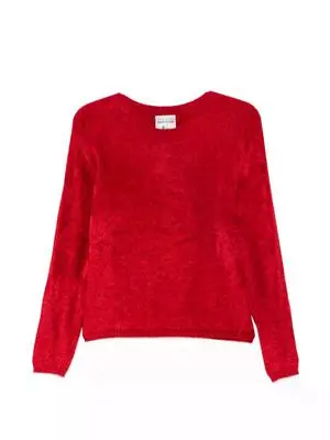 SEMICOUTURE Brushed Long-sleeve Knit - Red