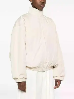 LAMRONS Zip-up High-neck Jacket - Neutrals