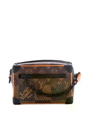 LOUIS VUITTON Soft Trunk Bag Limited Edition Giant Damier & Monogram Canvas Mini Crossbody Bag - Brown