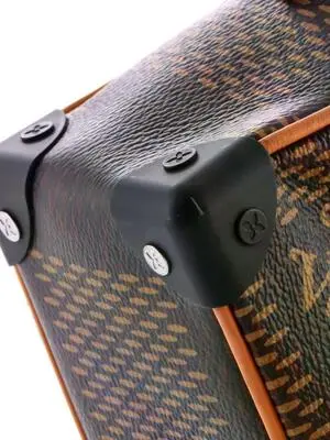LOUIS VUITTON Soft Trunk Bag Limited Edition Giant Damier & Monogram Canvas Mini Crossbody Bag - Brown