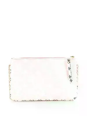 LOUIS VUITTON Double Zip Pochette Limited Edition Colored Monogram Giant Clutch Bag - Pink