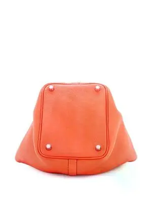 Hermès Clat Picotin Lock Bag Clemence Pm Tote Bag - Orange