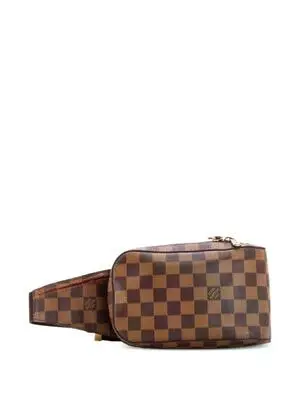 LOUIS VUITTON Geronimos Damier Belt Bag - Brown