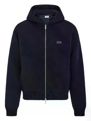 FERRAGAMO Zip Hoodie - Blue