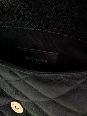 Saint Laurent Paris Pouch In Grain-de-poudre Leather
