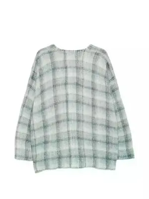 R13 Plaid-pattern Cardigan