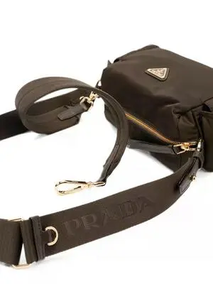 Prada Explore Small Re-nylon And Leather Shoulder Bag
