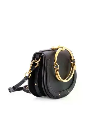 Chloé Nile Leather Small Crossbody Bag - Black