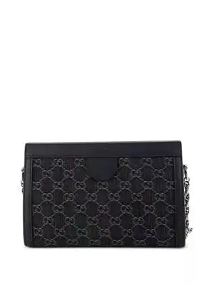 Gucci Ophidia Chain Gg Denim Small Shoulder Bag